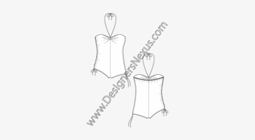 Royalty Free Stock Apron Drawing Sketch - Skirt Flat Sketch PNG Image ...