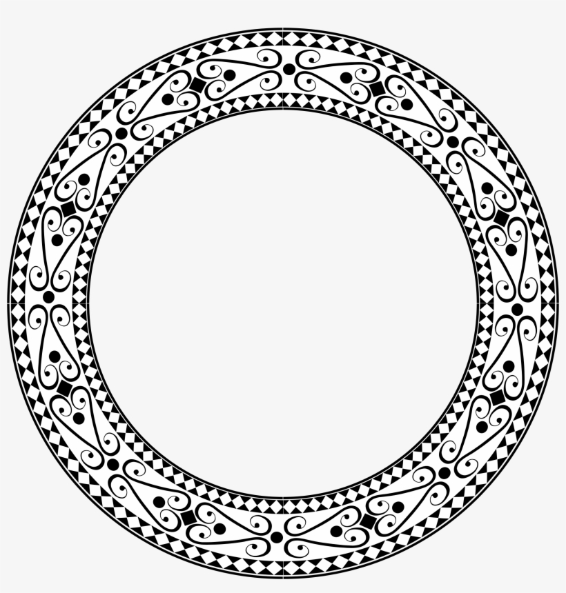 Round Picture Frame Png - Ornamental Circle Frame PNG Image ...