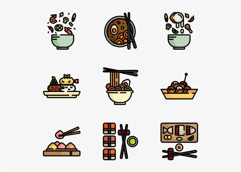 Asian Food - Asian Food Icon PNG Image | Transparent PNG Free Download ...