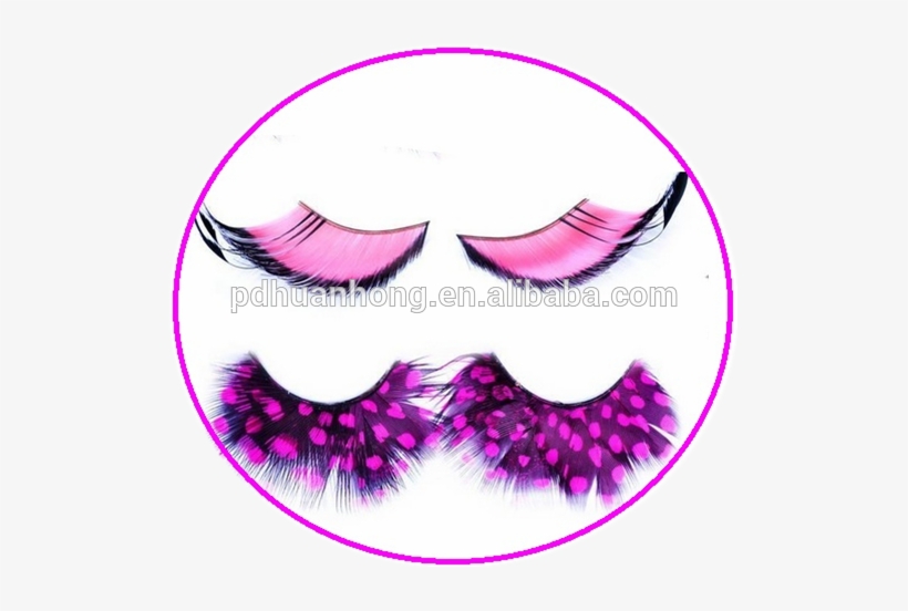 Private Label Colorful Make Up Feather Eyelashes - Eyelash Extensions ...