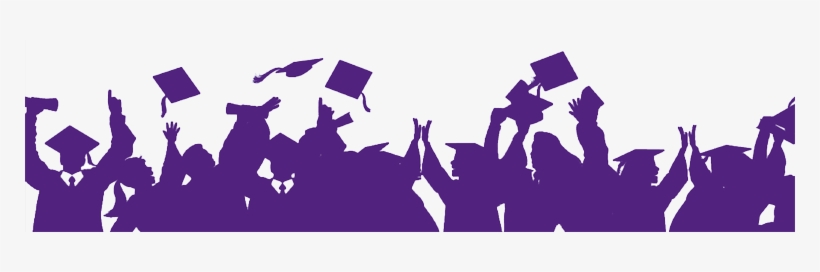 Decorative Graduation Image - Purple Class Of 2018 PNG Image ...