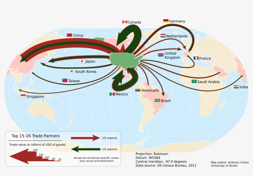 Maps & Charts - United States Trade System PNG Image | Transparent PNG ...