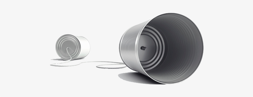 2tincans Header - Communication Tin Cans And Strings PNG Image ...