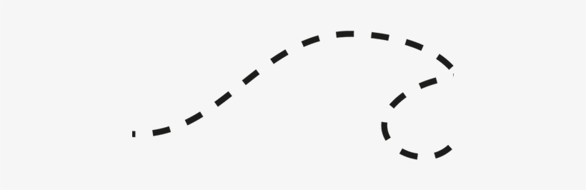 Picture Black And White Library Free Dotted Line Font - Bee Trail Png ...