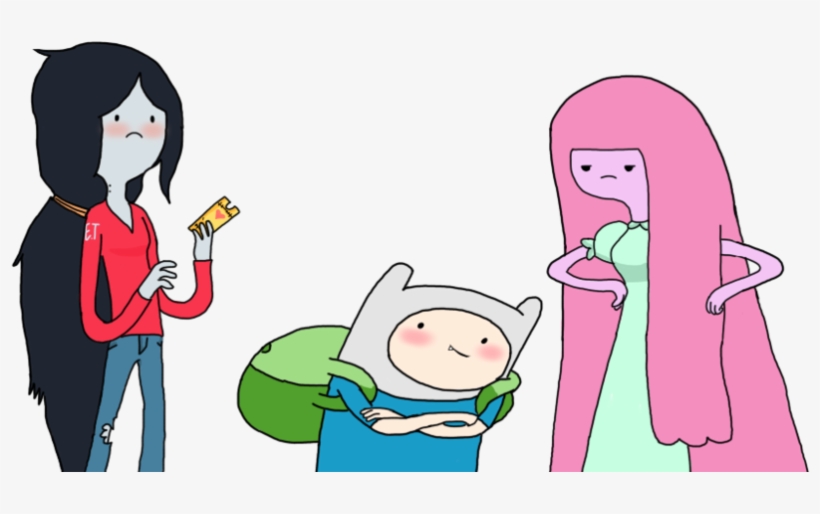 Blush - Finn Princess Bubblegum And Marceline PNG Image | Transparent ...