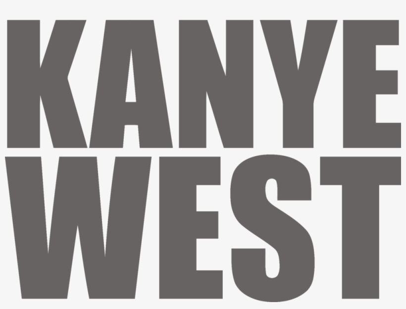 Kanye West Logo Grey PNG Image | Transparent PNG Free Download on SeekPNG