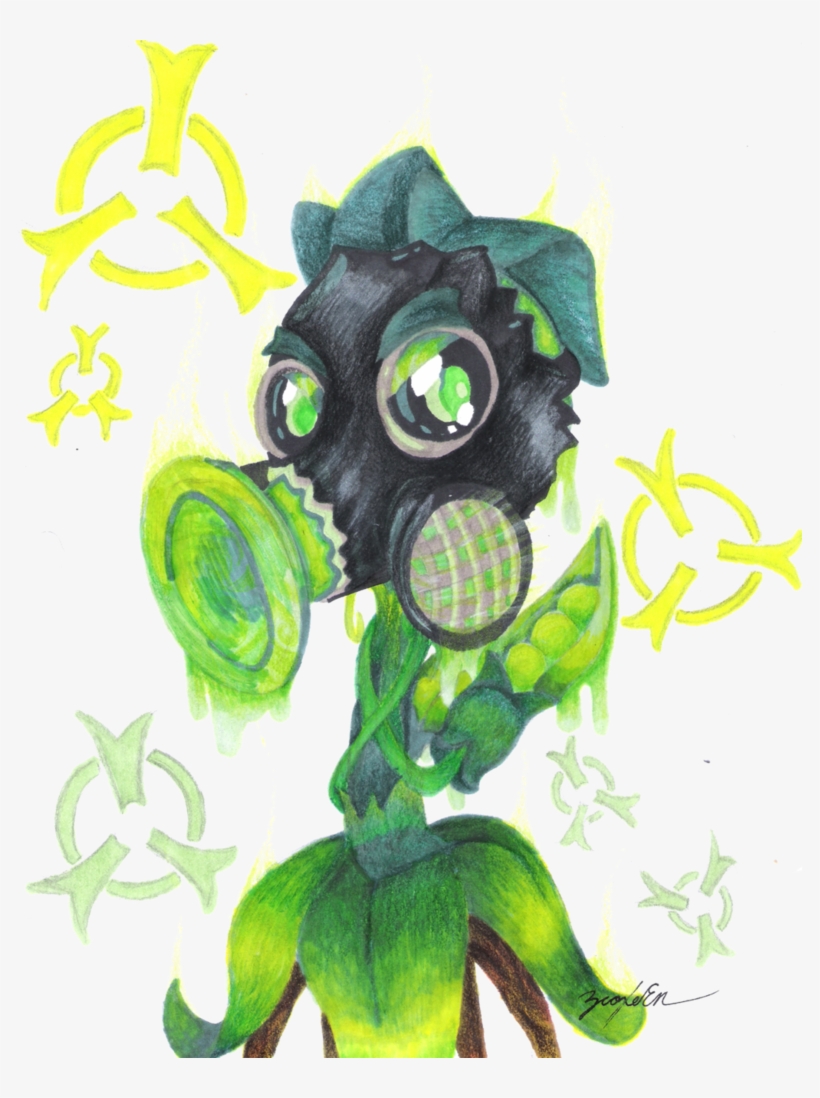 Pea By Bioxeen On - Pvz Gw2 Toxic Pea PNG Image | Transparent PNG Free ...