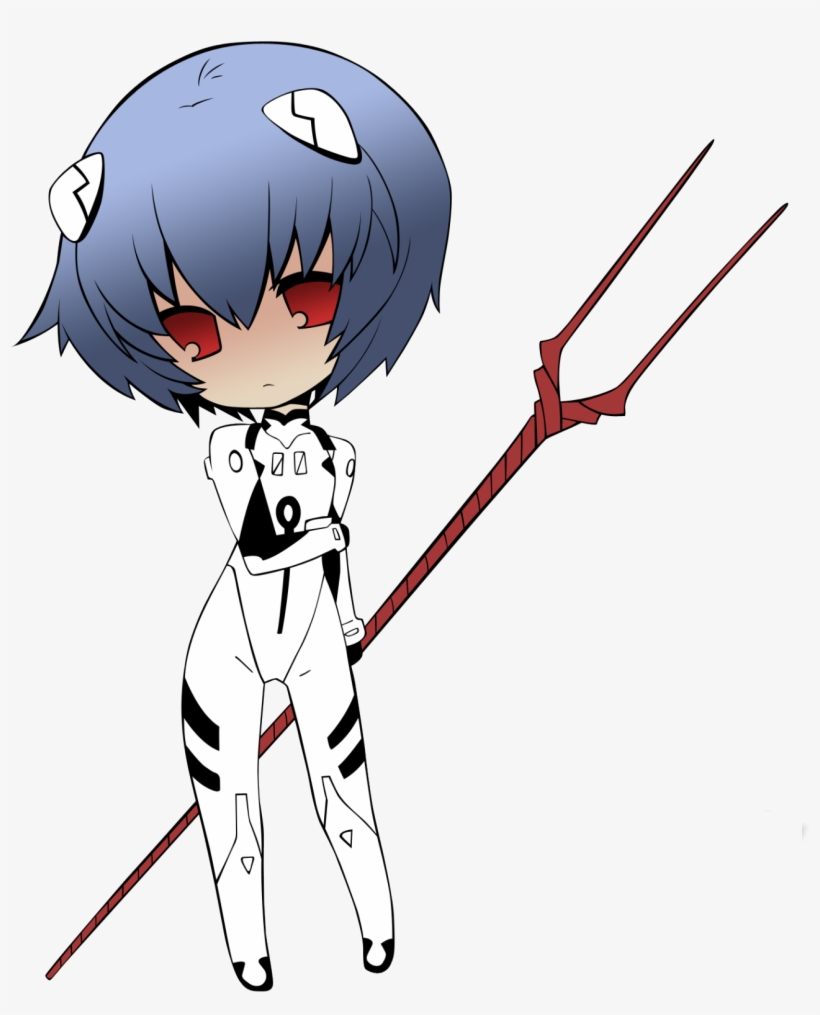 For Developers Neon Genesis Evangelion Clipart - Rei Ayanami Chibi PNG ...