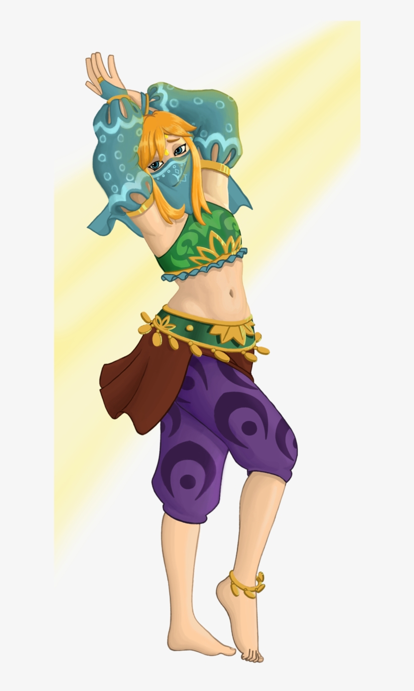 Download Breath Of The Wild - Breath Of The Wild Link Gerudo Outfit ...