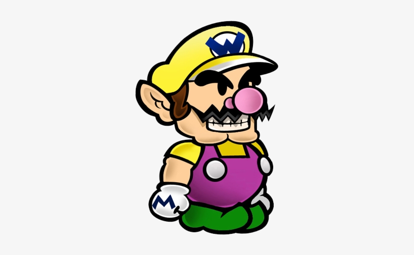 Paper Mario Wario Wario Wario Is Mario - Paper Wario PNG Image ...