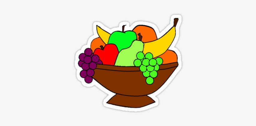 Download Go To Image - Bowl Of Fruits Cartoon | Transparent PNG ...