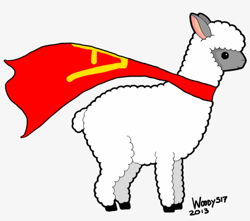 Super Alpaca - Alpaca Clip Art PNG Image | Transparent PNG Free ...