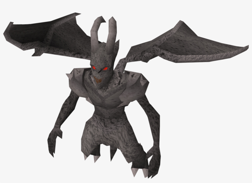 Demon Drawing Gargoyle - Runescape Gargoyles PNG Image | Transparent ...