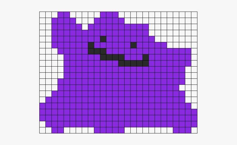 Ditto Perler Bead Pattern / Bead Sprite - Make A Triangle In Minecraft ...