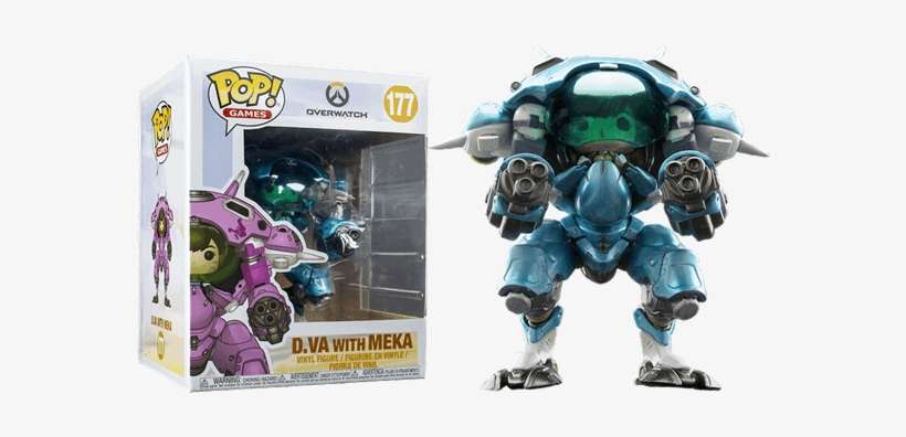 Va And Meka 6” Pop Vinyl Figure 2-pack - Funko Pop Overwatch Dva PNG ...