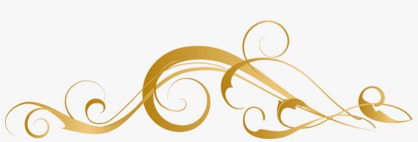 Download Gold Swirl Line Png | Transparent PNG Download | SeekPNG