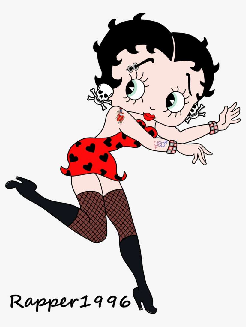 Betty Boop 14 By Rapper1996 - Betty Boop PNG Image | Transparent PNG ...