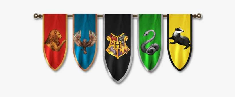 The Hogwarts - Hogwarts House Banners Png PNG Image | Transparent PNG ...