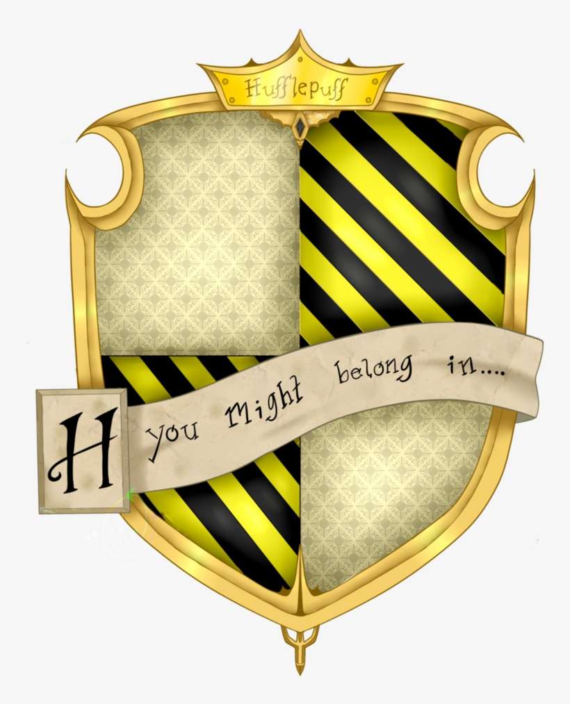 Hufflepuff Shield W/o Baby Badger By Kweenie-kiki On - Crest PNG Image ...