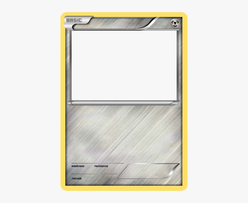Pokemon Card Clipart Blank Basic Pokemon Card PNG Image Transparent 