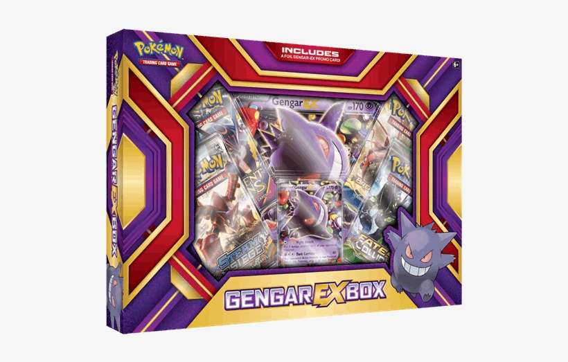 Pokemon Gengar Ex Box PNG Image | Transparent PNG Free Download on SeekPNG