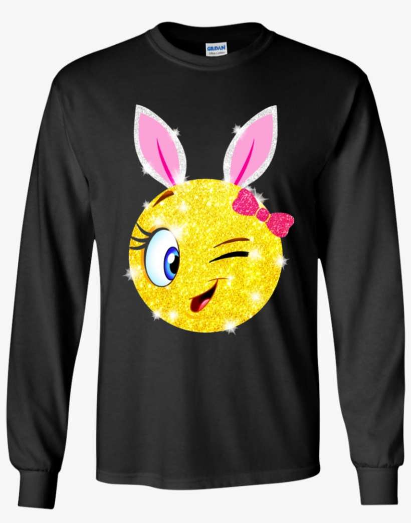 Easter Bunny Emoji T-shirt Cute Emoji Bunny Shirt - Easter Bunny Emoji ...