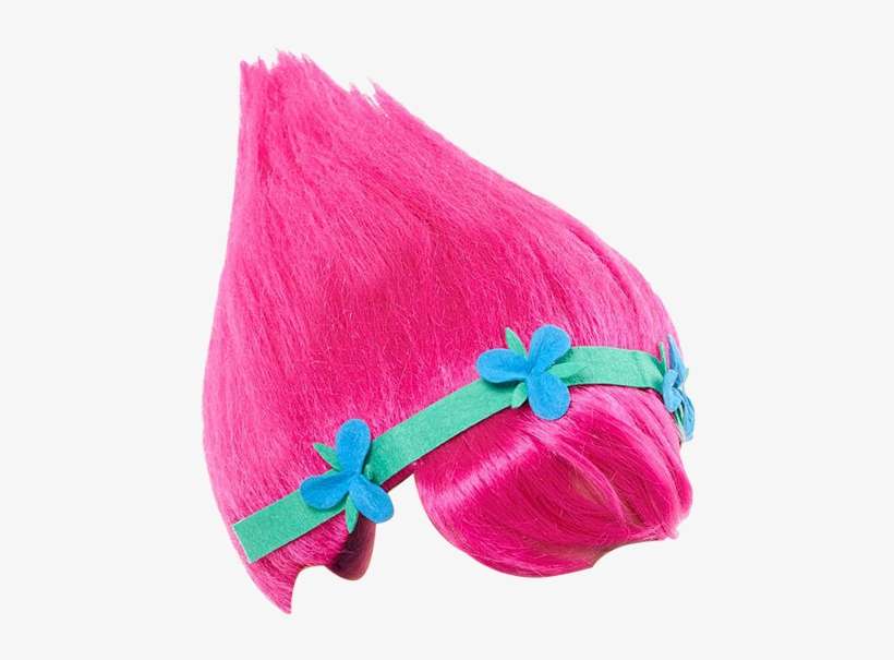 Okgrl Sticker Book Troll - Dreamworks Trolls Poppy Wig - Pink PNG Image ...