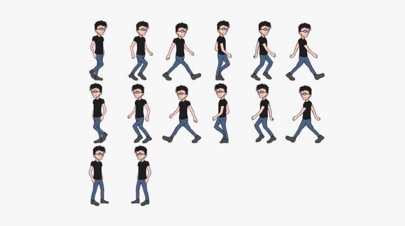 Download 2d Character Walking Sprite | Transparent PNG Download | SeekPNG