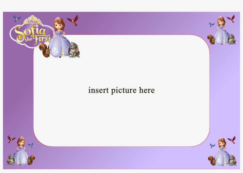 Download Sofia The First01 Png Frame - Sofia The First Image Frame Png ...