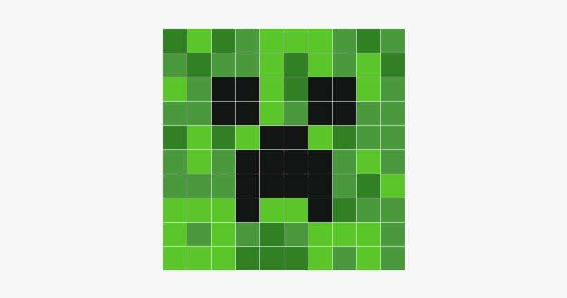 Download Creeper Face - Minecraft Creeper Face | Transparent PNG ...