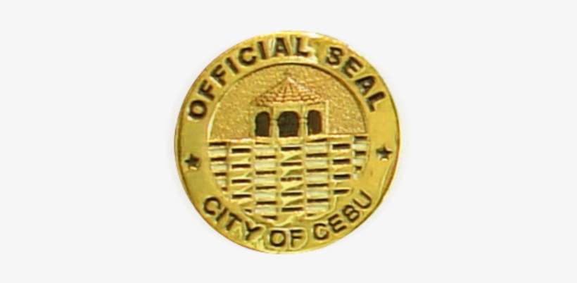 Official Seal City Of Cebu Gold Seal 20mm - Cebu PNG Image ...