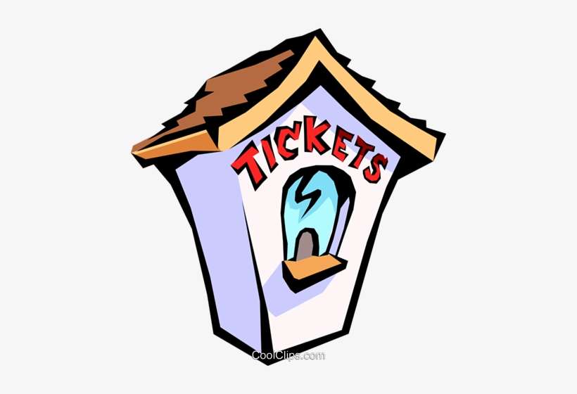 Ticket Booth Royalty Free Vector Clip Art Illustration - Ticket Booth ...