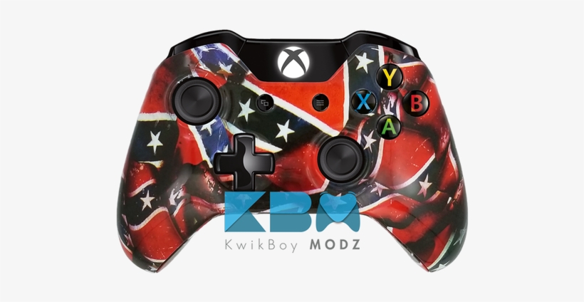 Custom Rebel Flag Xbox One Controller - Custom Xbox One Controller PNG ...