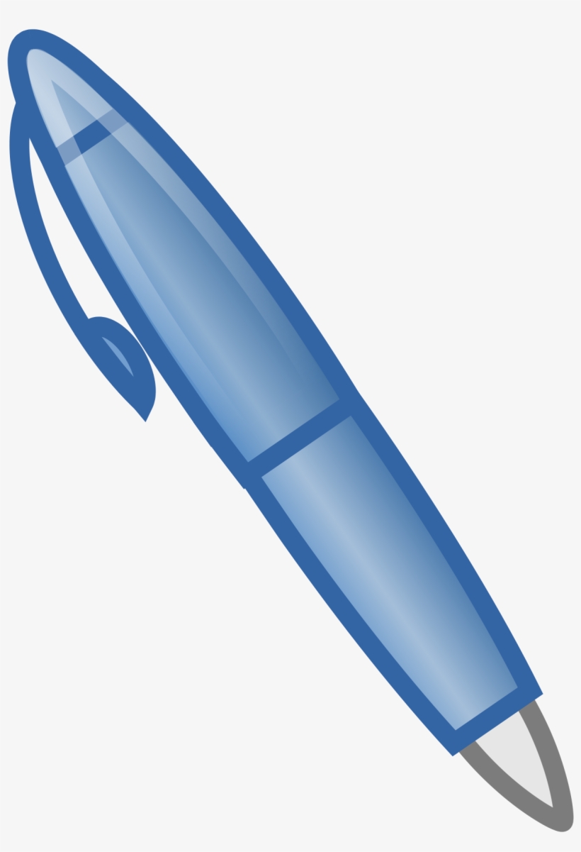 Open - Blue Pen Icon PNG Image | Transparent PNG Free Download on SeekPNG