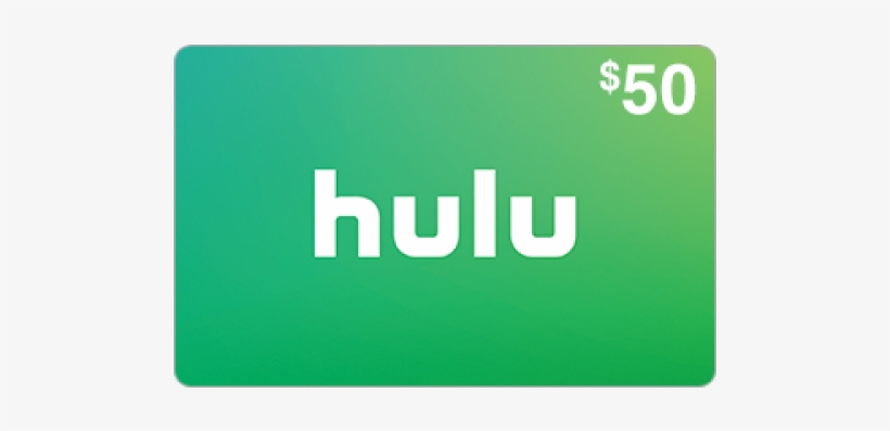 Download Hulu $50 [digital Code] - Hulu Gift Card | Transparent PNG ...