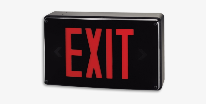 Fortezza™ Exit - Exitronix Emergency/exit Green Led Exit Sign PNG Image ...