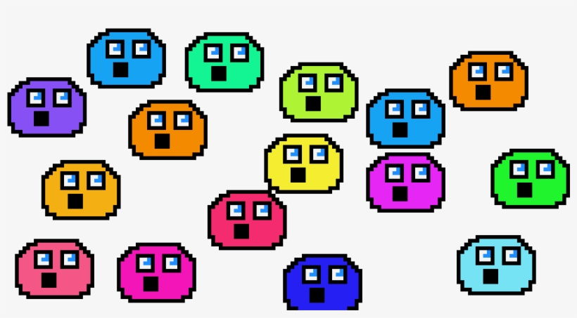 Download Pixel Blob Infestation - Pixel | Transparent PNG Download ...