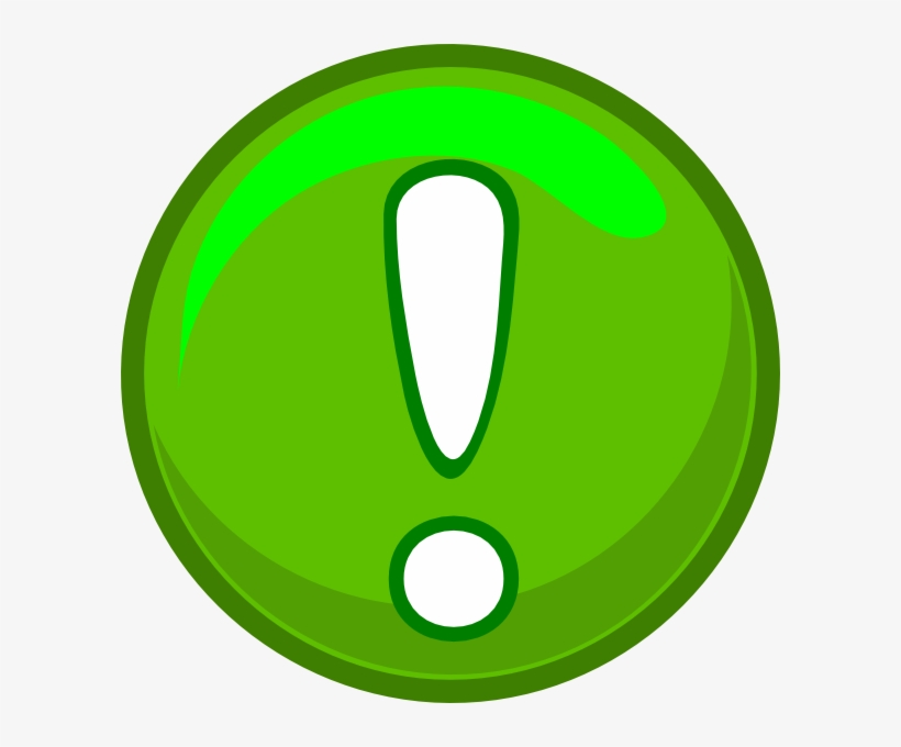 Download Small - Green Alert Icon Png | Transparent PNG Download | SeekPNG