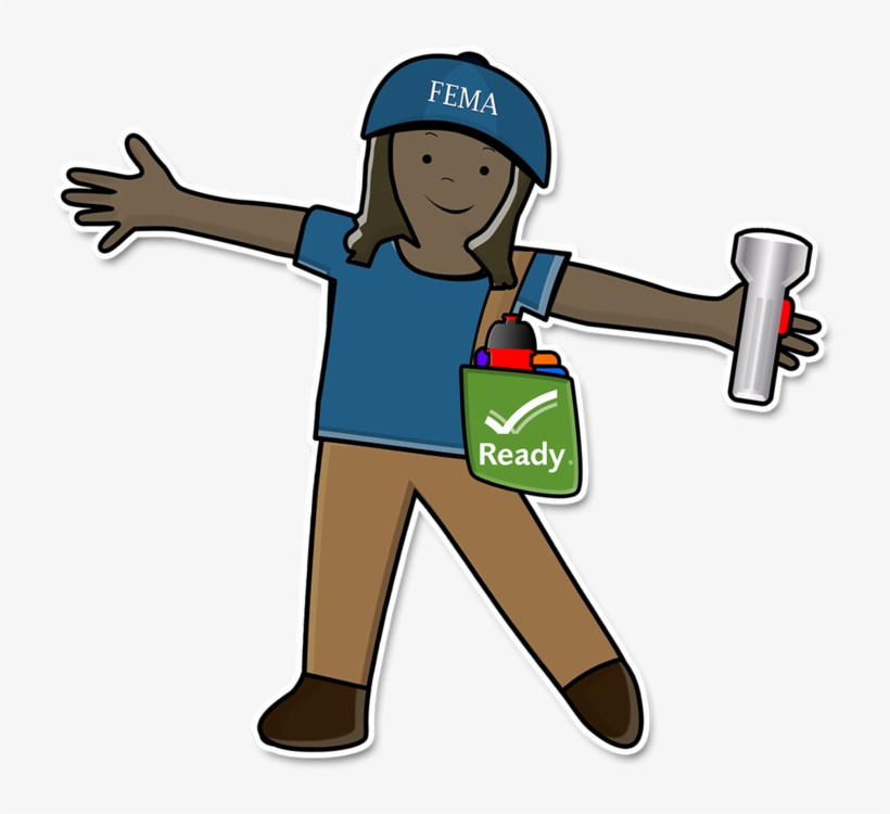 Large Format Flat Stella Character With Fema Hat, Ready - News PNG ...