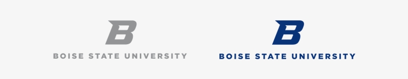 One Color Printing Boise State Logos - Boise State University PNG Image ...