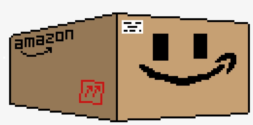Download Amazon Smile Box - Pixel Art | Transparent PNG Download | SeekPNG