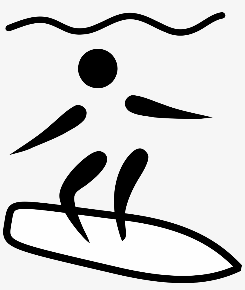 Open - Surfing Pictogram PNG Image | Transparent PNG Free Download on ...