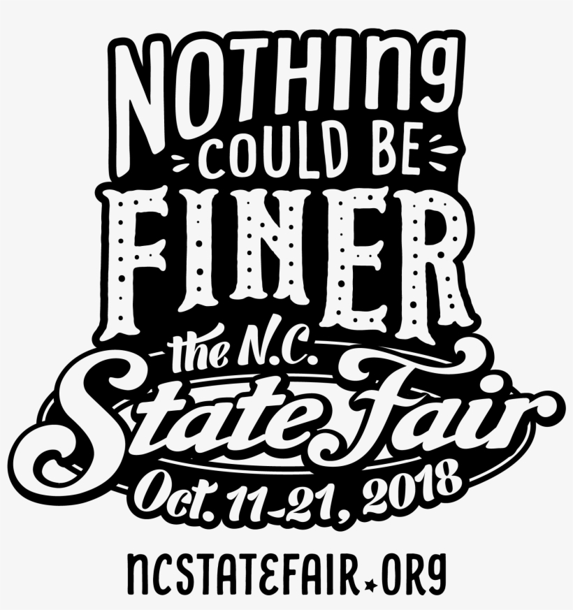 2018 Full Ncsf Logo- Black Png - Nc State Fair 2018 PNG Image ...