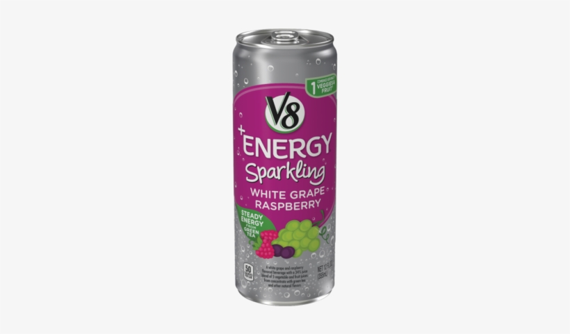 Sparkling White Grape Raspberry - V8 Energy Pomegranate Blueberry PNG ...