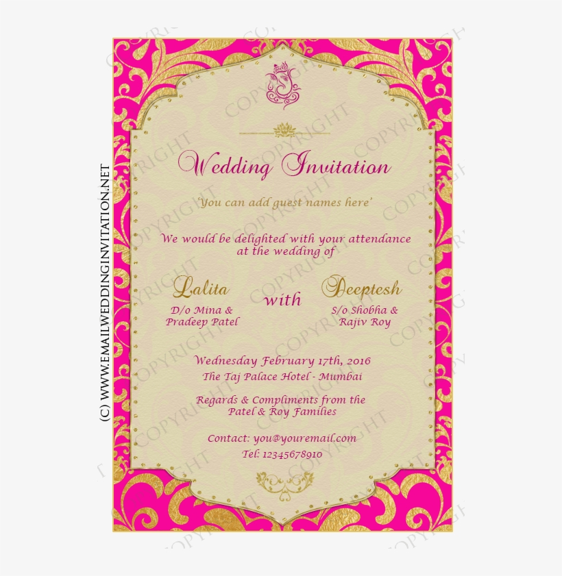 Wedding Invitation PNG Image | Transparent PNG Free Download on SeekPNG