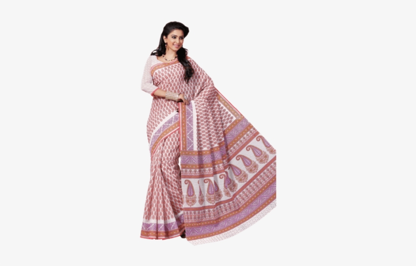 Womens Cotton Saree - Women In Saree Png PNG Image | Transparent PNG ...