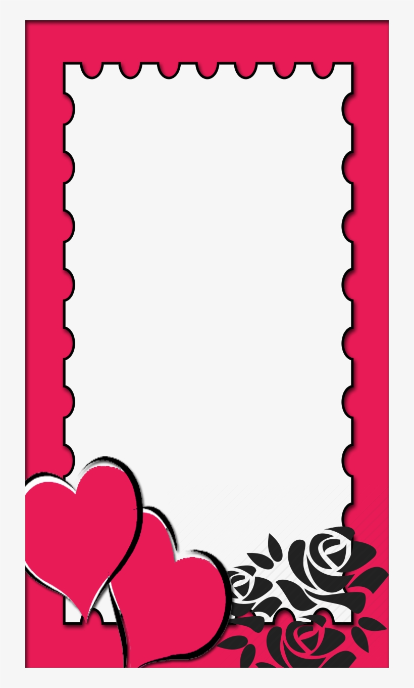 Pink Love Frame - Love Frame Pink Png PNG Image | Transparent PNG Free ...
