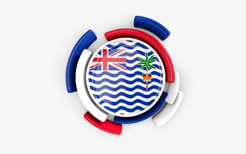Round Flag With Pattern - Graphics And More The British Indian Ocean ...