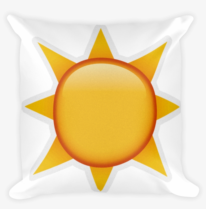 Sun With Rays - Transparent Background Sun Emoji PNG Image ...