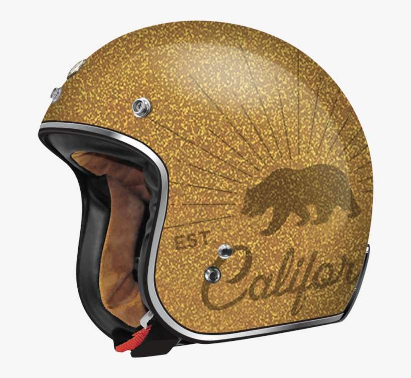 Torc T-50 Open Face Helmet Grizzly Gold Metallic Medium PNG Image ...